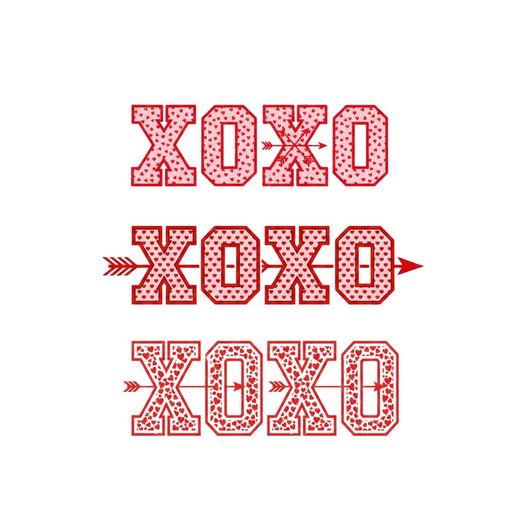 XOXO Png,preppy Love Png,xoxo Clipart,valentines Day Digital Download ...