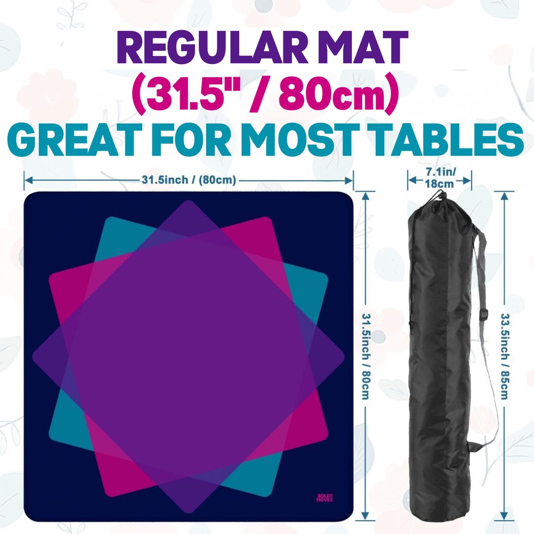 Cascading Tiles Game Mat, Mahjong, Rummikub, Board Games, 31.5" (80cm ...