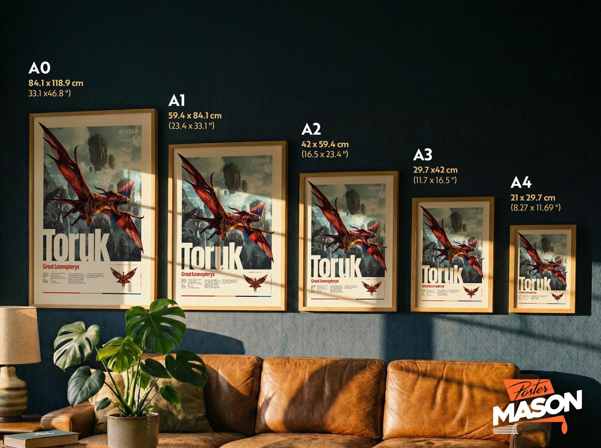 Avatar Toruk Makto Poster – Great Leonopteryx Wall Art, Epic Sci-fi ...