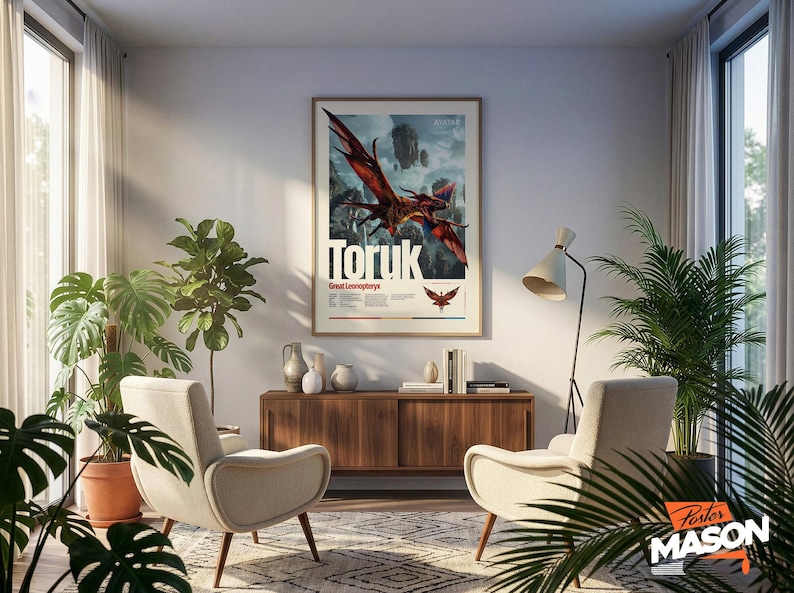 Avatar Toruk Makto Poster – Great Leonopteryx Wall Art, Epic Sci-fi ...