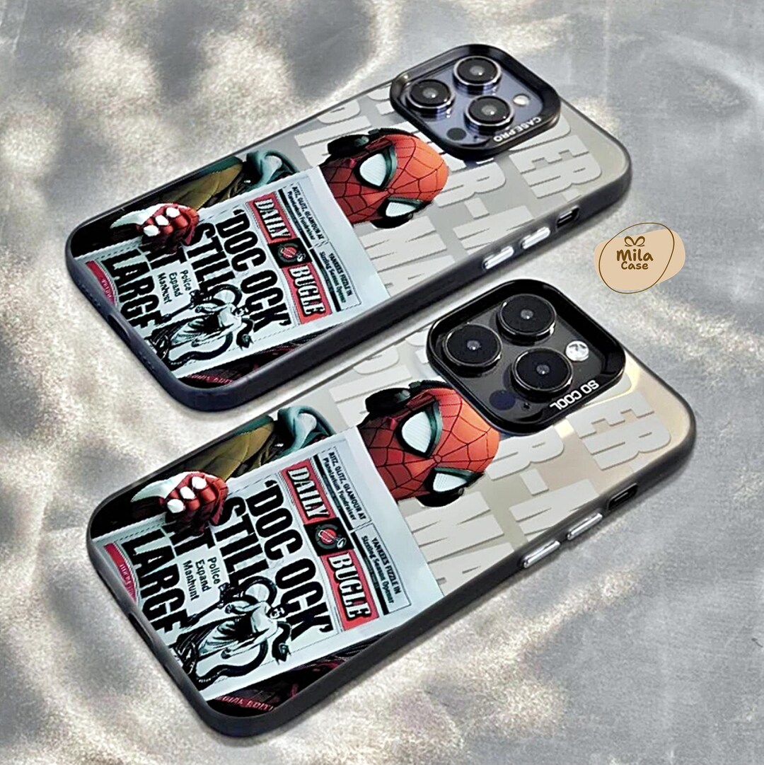 Spider-man iPhone Case Matte Hard Cover - Shockproof Rough Texture for ...