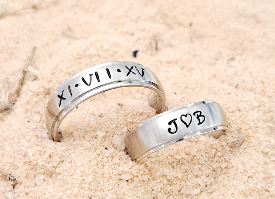 Personalized Name Ring. Man Custom Ring. Custom Name Ring, Dad Ring ...