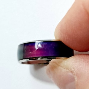 Mood Ring/kids Mood Ring/teen Ring/70s Jewelry/hippie Ring/changing ...