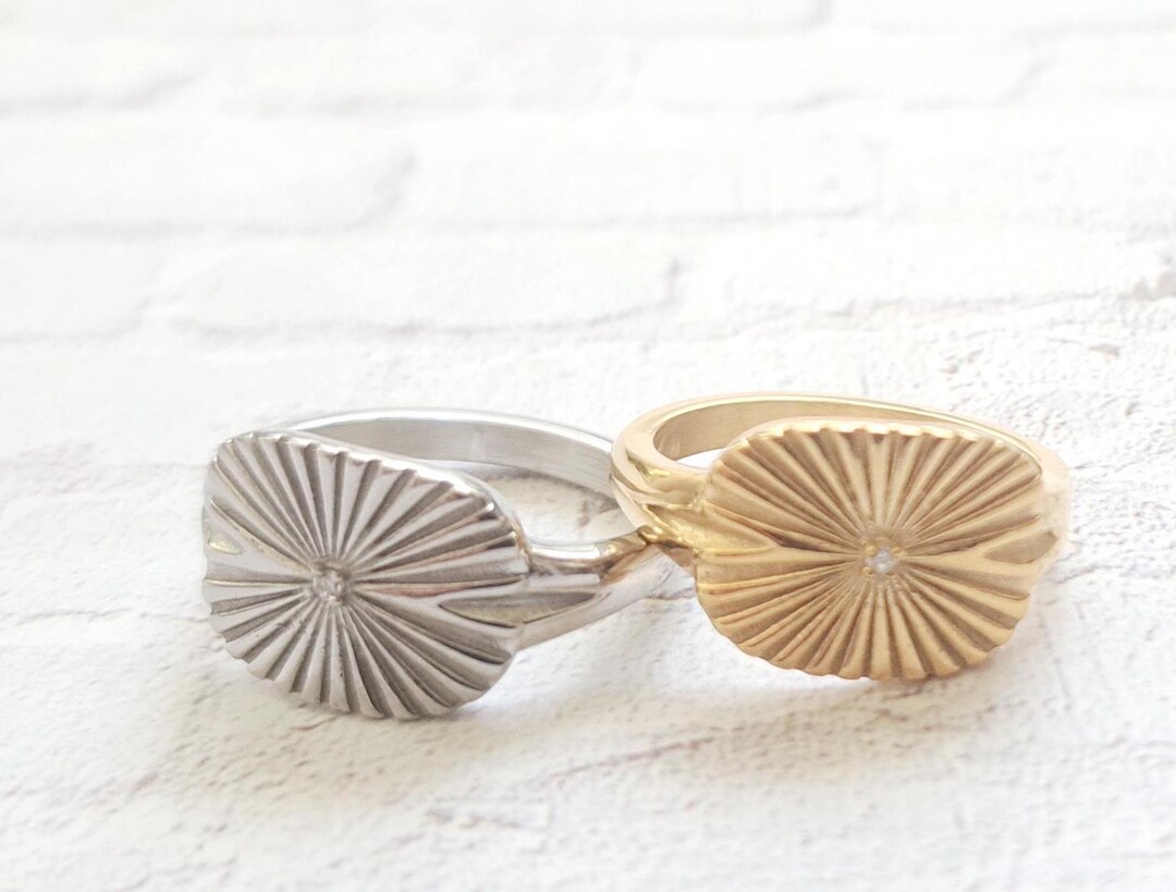 Sunburst Ring. Sun Ring. Gold Sunburst Ring. Sunburst Jewelry. Celestial Ring. Sunbeam Ring ...