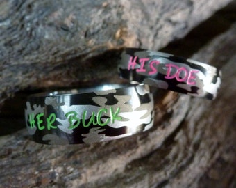 His doe her buck rings store