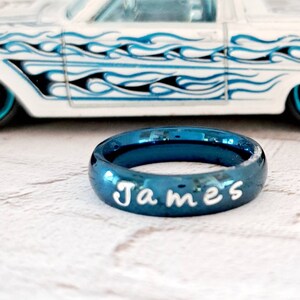 Boys Name Ring/boy Jewelry/baby Boy Jewelry/name Ring/personalized Name ...