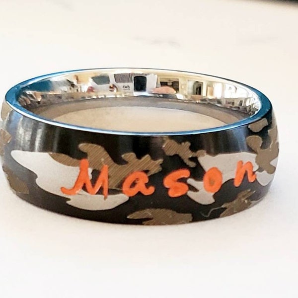 Childs Name Ring - Etsy