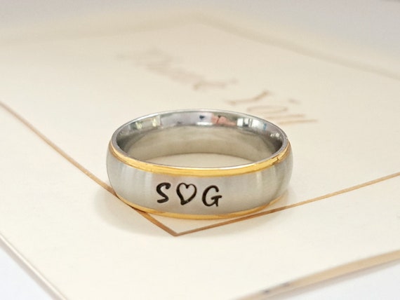 Personalized Name Ring. Stainless Steel Name Ring. Custom Name Ring. Comfort Fit Name Ring. Personalized Name Ring. Custom Name Ring for Him Etsy