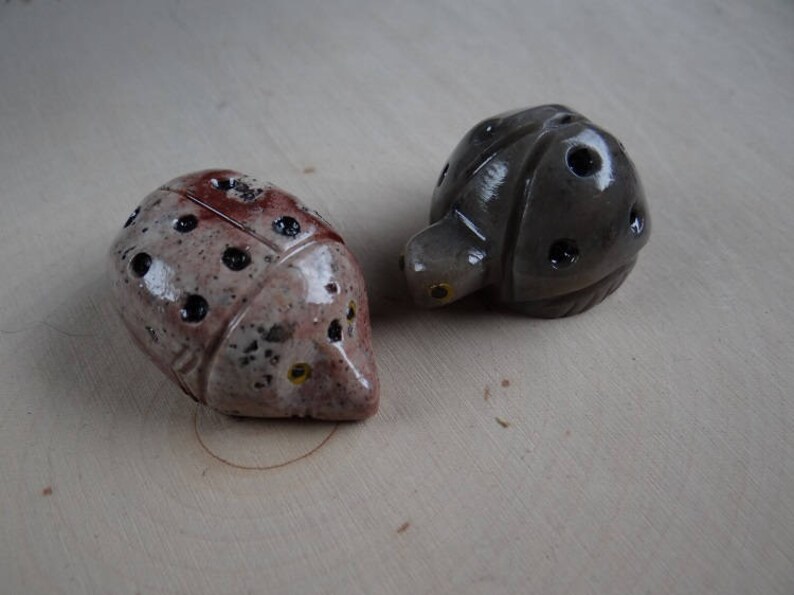 Hand Carved LADYBUG Animal Spirit Totem for Spiritual - Etsy