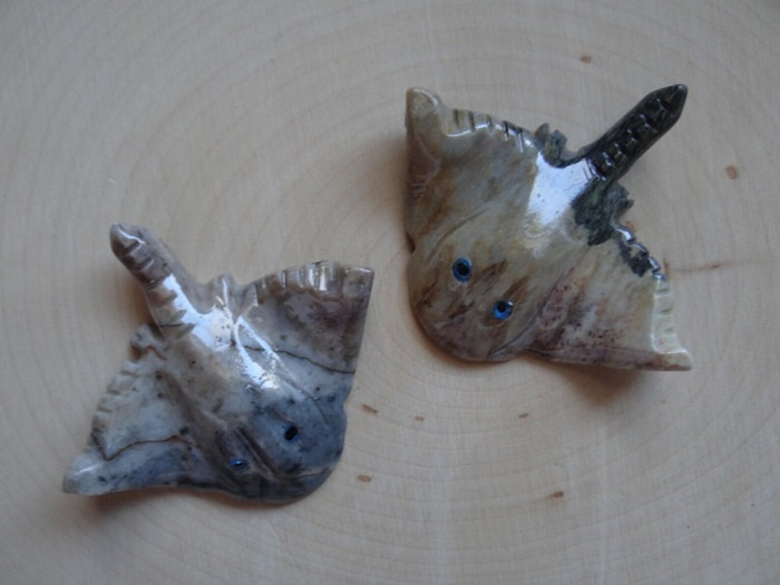 Hand Carved STINGRAY Animal Spirit Totem for Spiritual - Etsy