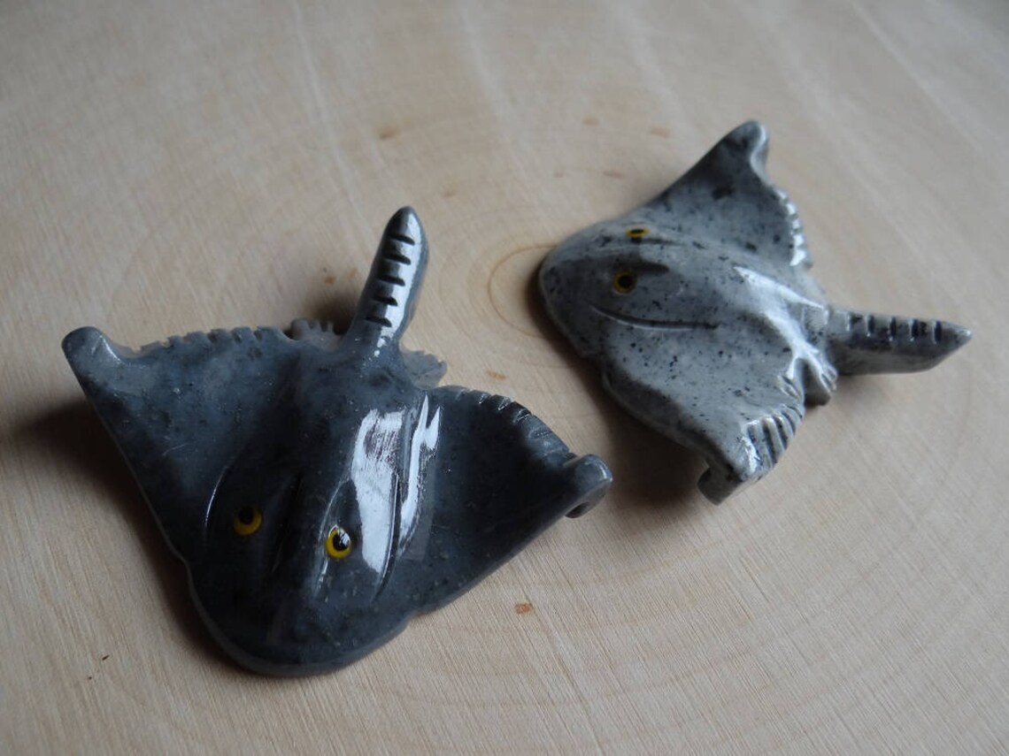 Hand Carved STINGRAY Animal Spirit Totem for Spiritual - Etsy