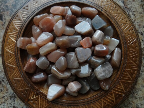 MOONSTONE COFFEE Stone Gemstone Crystal Tumbled 4 Oz Wiccan | Etsy