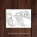 Haida Art Bear Coloring Page | Grayscale | Digital Download | JPEG, PNG ...