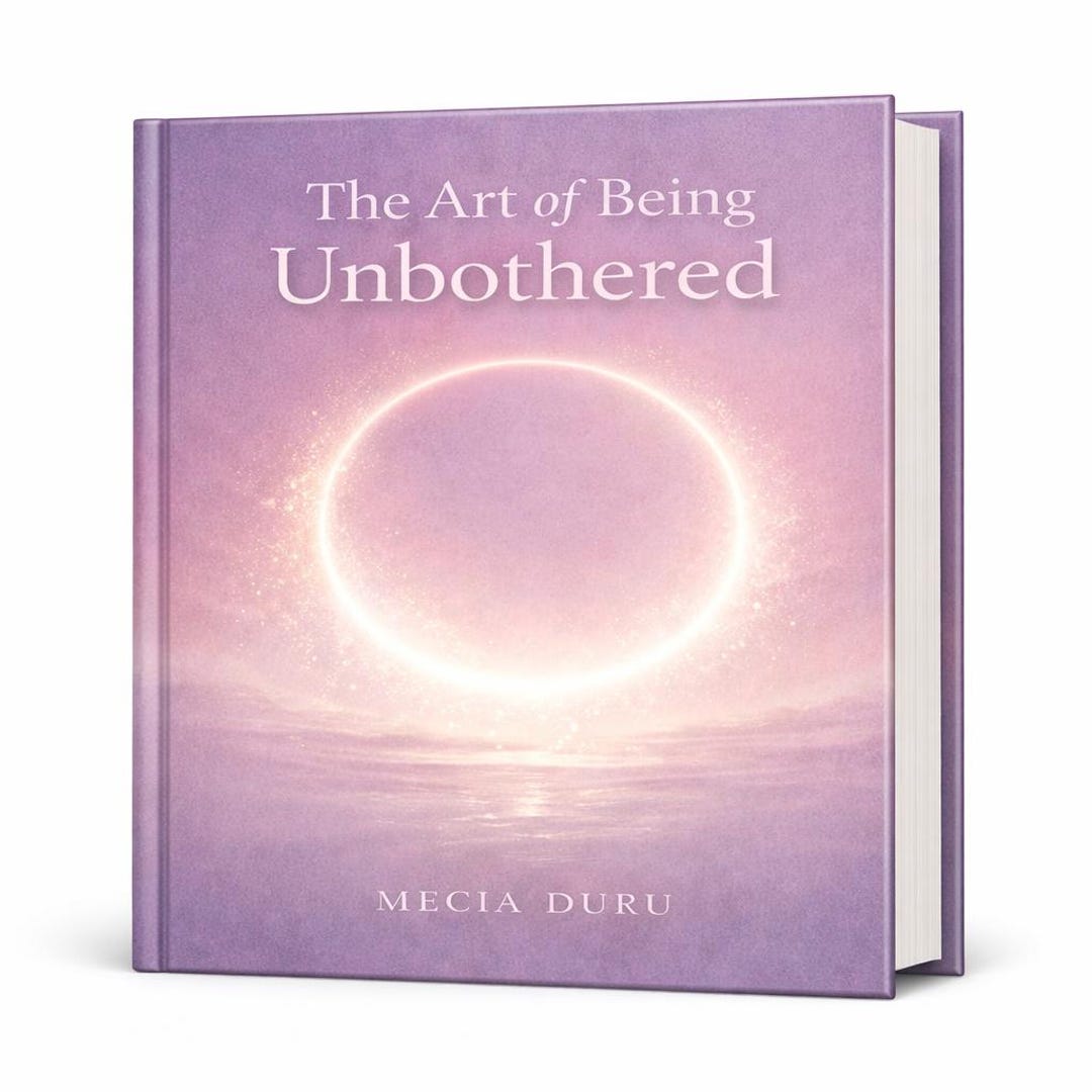 The Art of Being Unbothered | Self Help E Book for Emotional Detachment ...