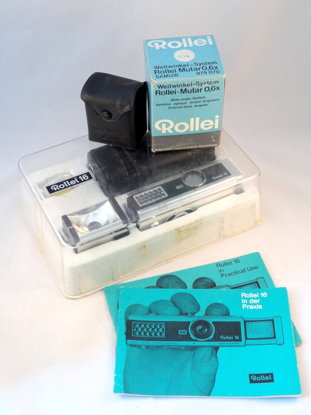 Rollei 16 Beautiful, Rare 16mm Subminiature Camera With Wide Angle Lens ...