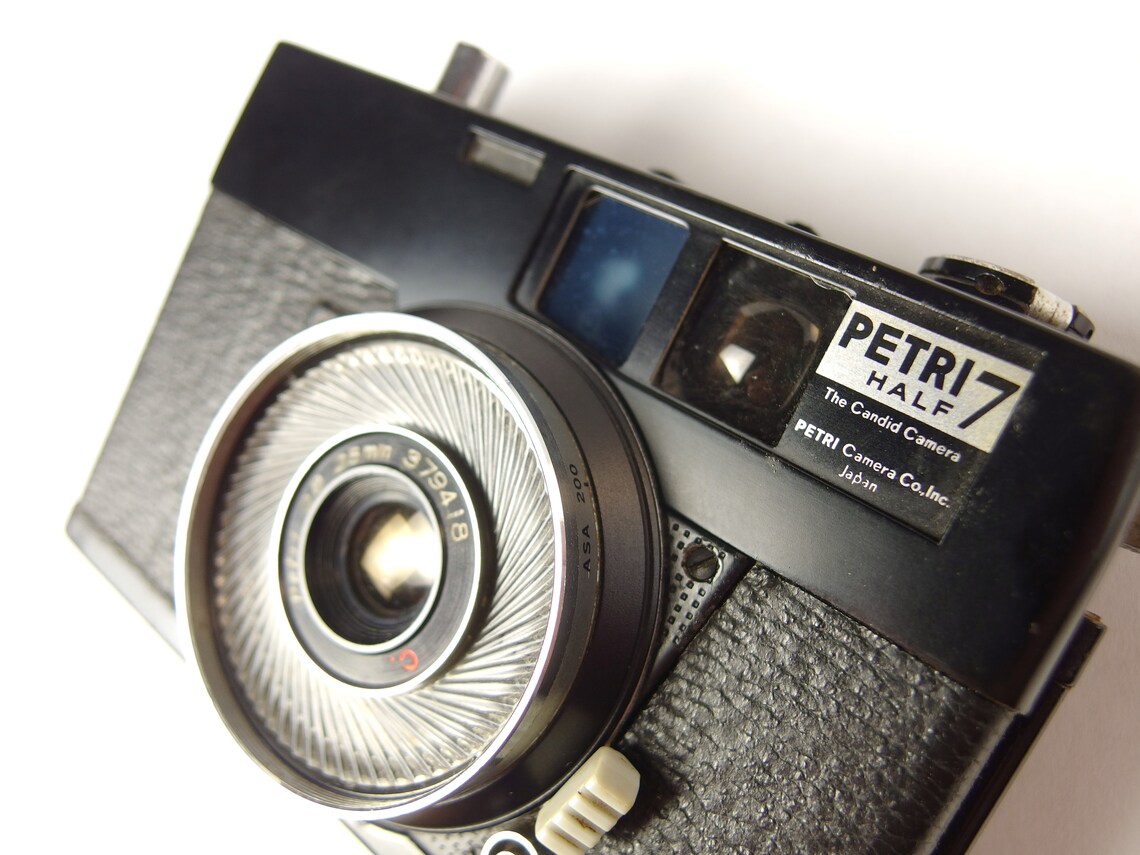 Petri 7 Half, Rare Black Ultra Compact 35mm, 1963 Display or Repair - Etsy