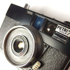 Petri 7 Half, Rare Black Ultra Compact 35mm, 1963 - Display or Repair - Etsy
