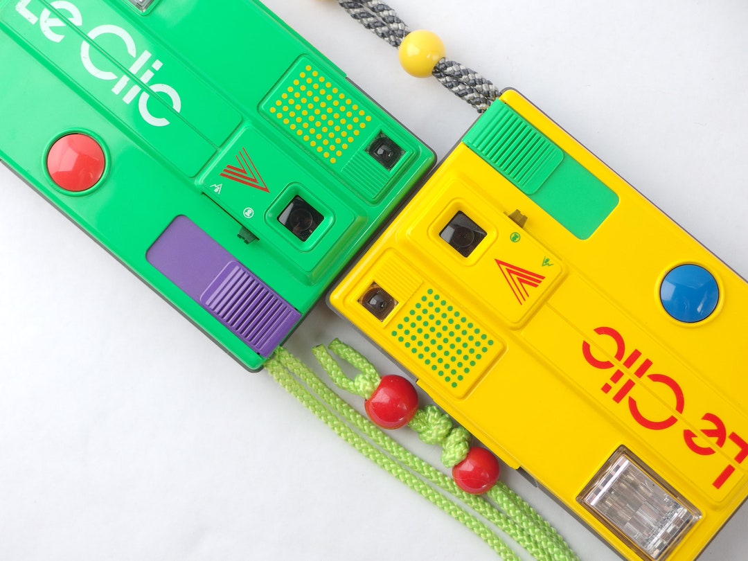 Le Clic Disc, Fab Pair of Fun 80's Cameras, Made in USA - Etsy