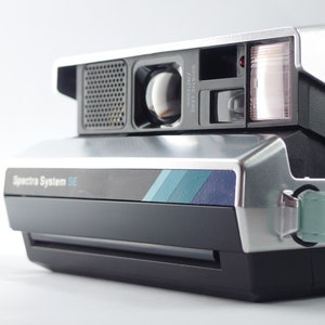 Polaroid Spectra SE Custom Chrome Retrowave Instant Camera, 1988 - Etsy