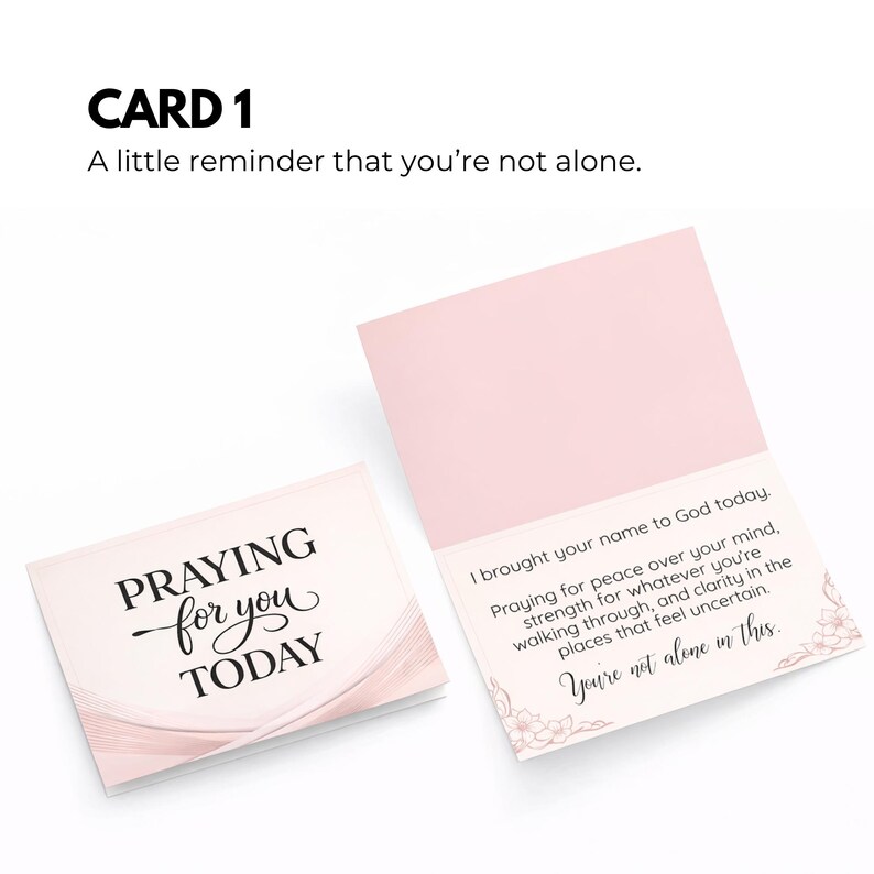 Christian Encouragement Cards Printable, Prayer Cards for Moms, Faith ...