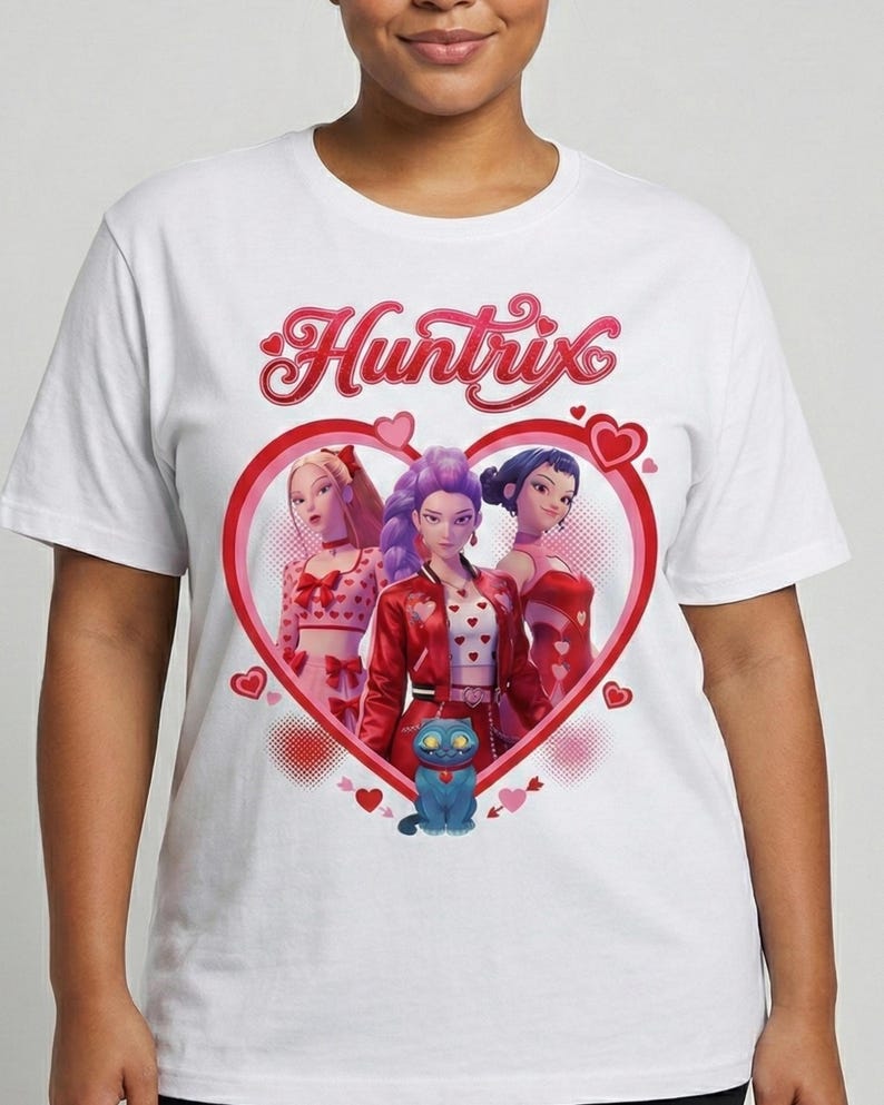 Valentine Huntrix Anime Girl Group PNG - Saja Girls Kpop Sublimation ...