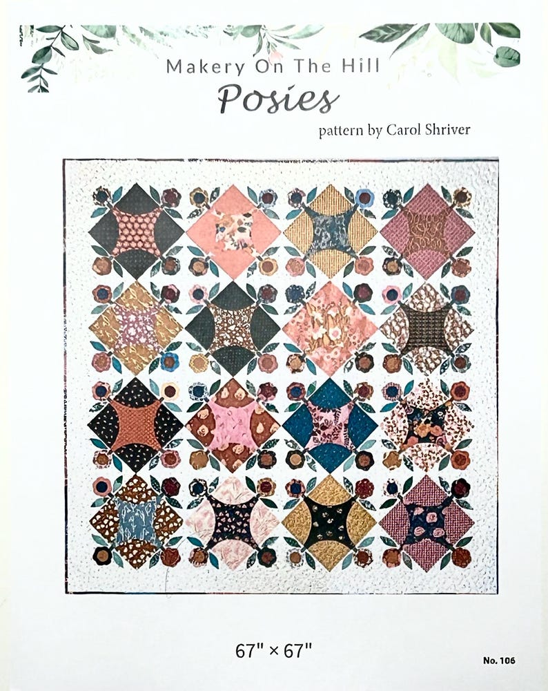 Posies PDF Quilt Pattern - Etsy