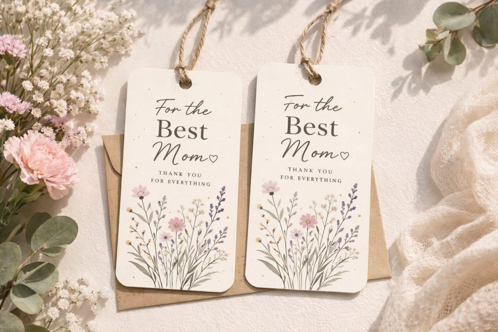 Editable Mother's Day Gift Tags Printable, Coquette Floral Mom Tag ...