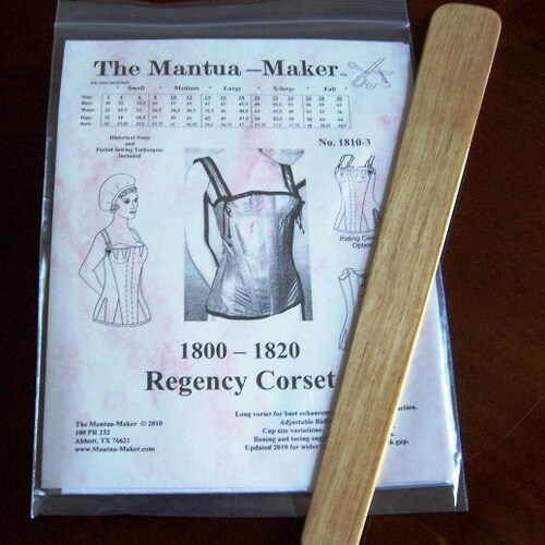 Regency Corset Pattern: Multi Sized Historical Sewing Pattern - Etsy