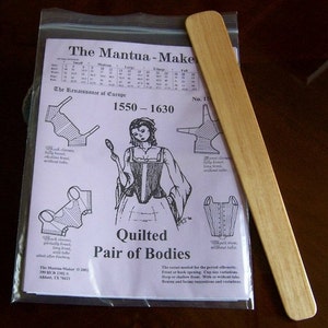 Elizabethan Corset Pattern With Hardwood Busk: Multi & Plus - Etsy
