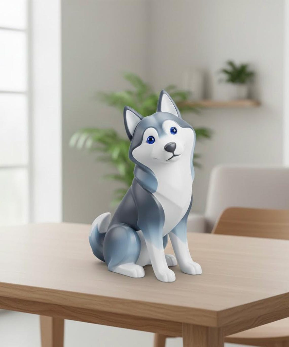 3D Printable Husky Dog Model – Siberian Husky STL File (digital ...