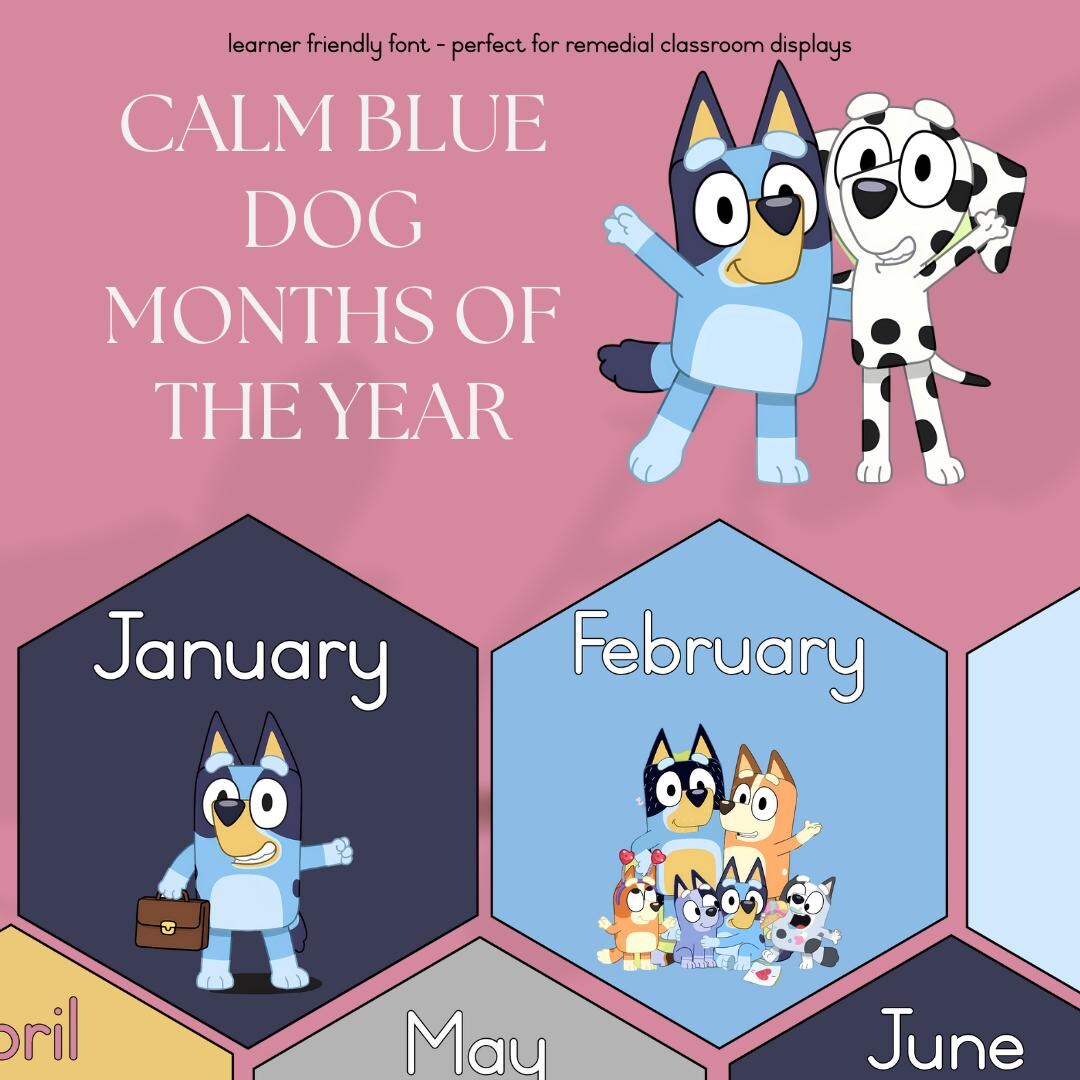 Months of the Year Birthday Calendar | Printable Classroom Calendar ...