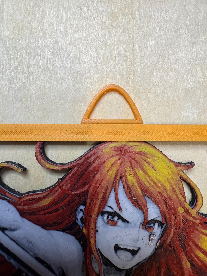 Hueforge 3D Print Pirate Anime Nami Framed Artwork – Black & White Art ...
