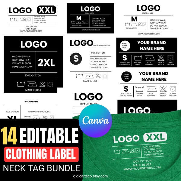 Custom Clothing Labels - Etsy