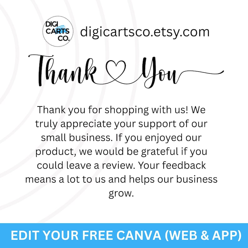 Canva Editable Shipping Label Template | Printable Mail Label (digital ...
