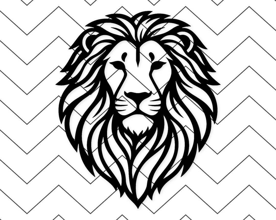 Lion's Mane Swirl Svg: Bold Cut File for T-shirts - Etsy Canada