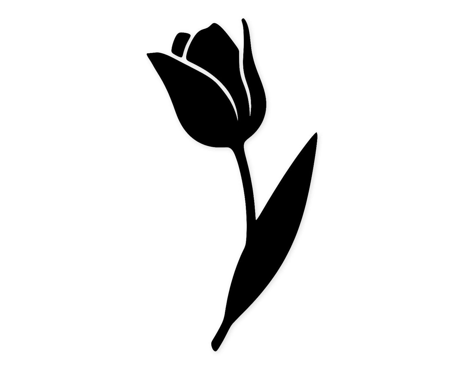 Tulipa SVG: Design de silhueta arrojado para projetos de artesanato ...