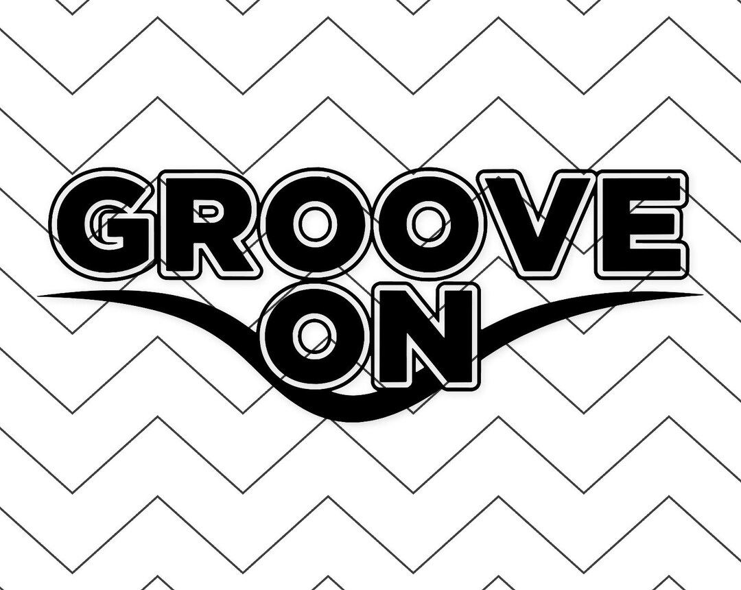 Groove on Svg: Bold Retro Design for T-shirts - Etsy