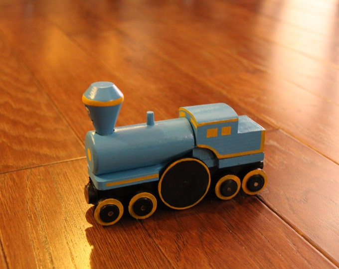 Handmade Wooden Toy Train-little Engine That Could - Etsy