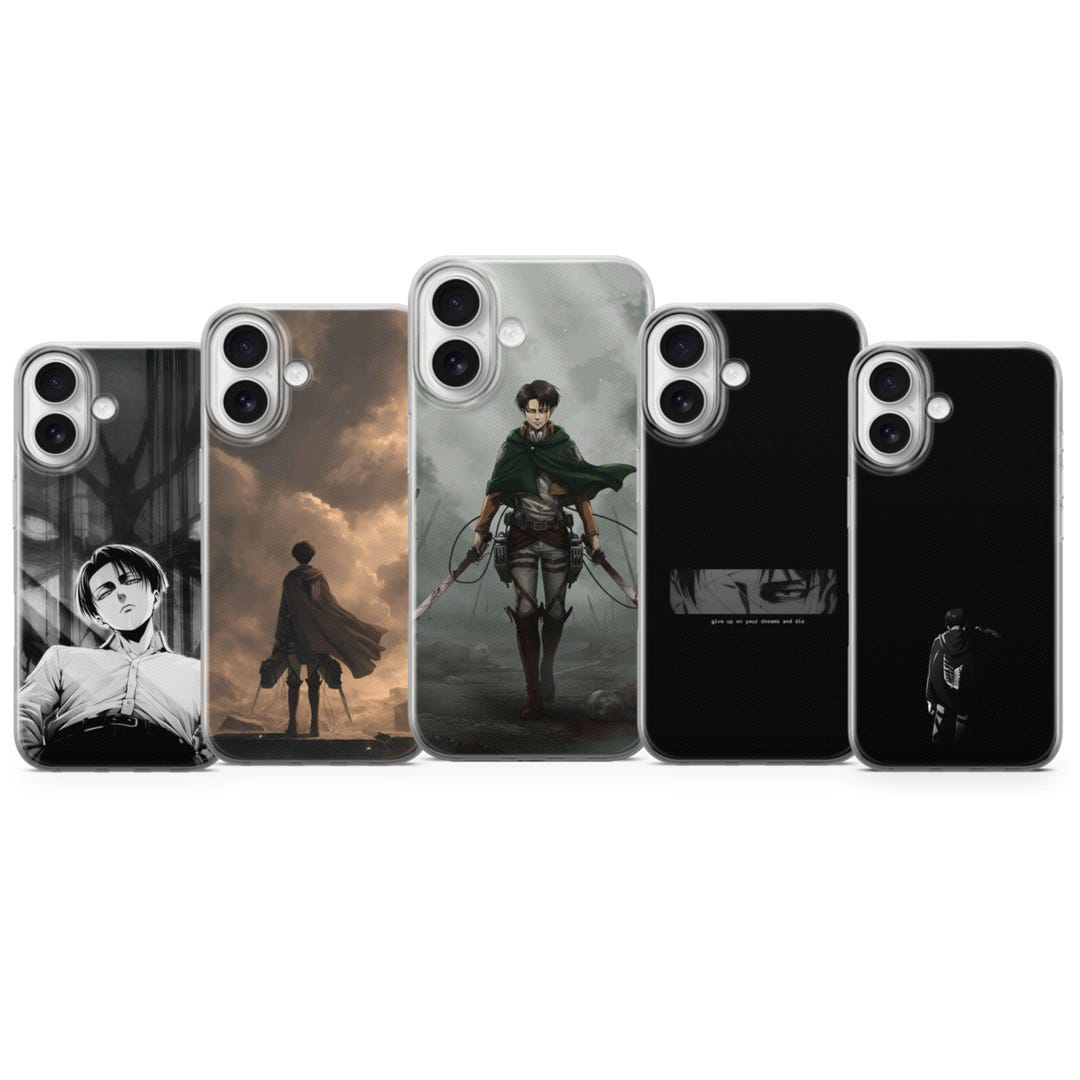 Levi Ackerman Phone Case | Anime Character Design | iPhone 17, 16, 15 ...