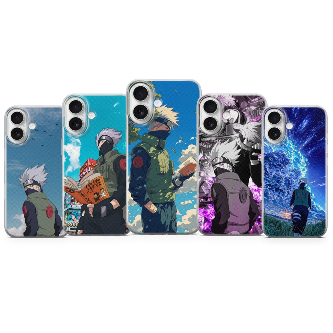 Kakashi Hatake Phone Case | Anime Character Design | iPhone 17, 16, 15 ...