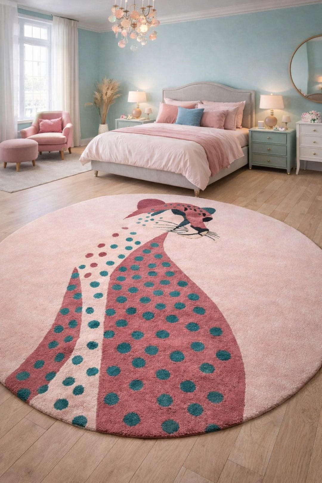 Hand-tufted Wool Fox Rug: Modern Animal Kids Room Decor and Living Room ...