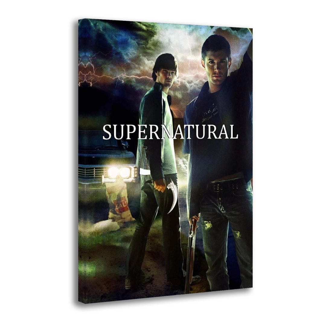 Supernatural TV Series Canvas Print, Bedroom Living Room Decor - Etsy