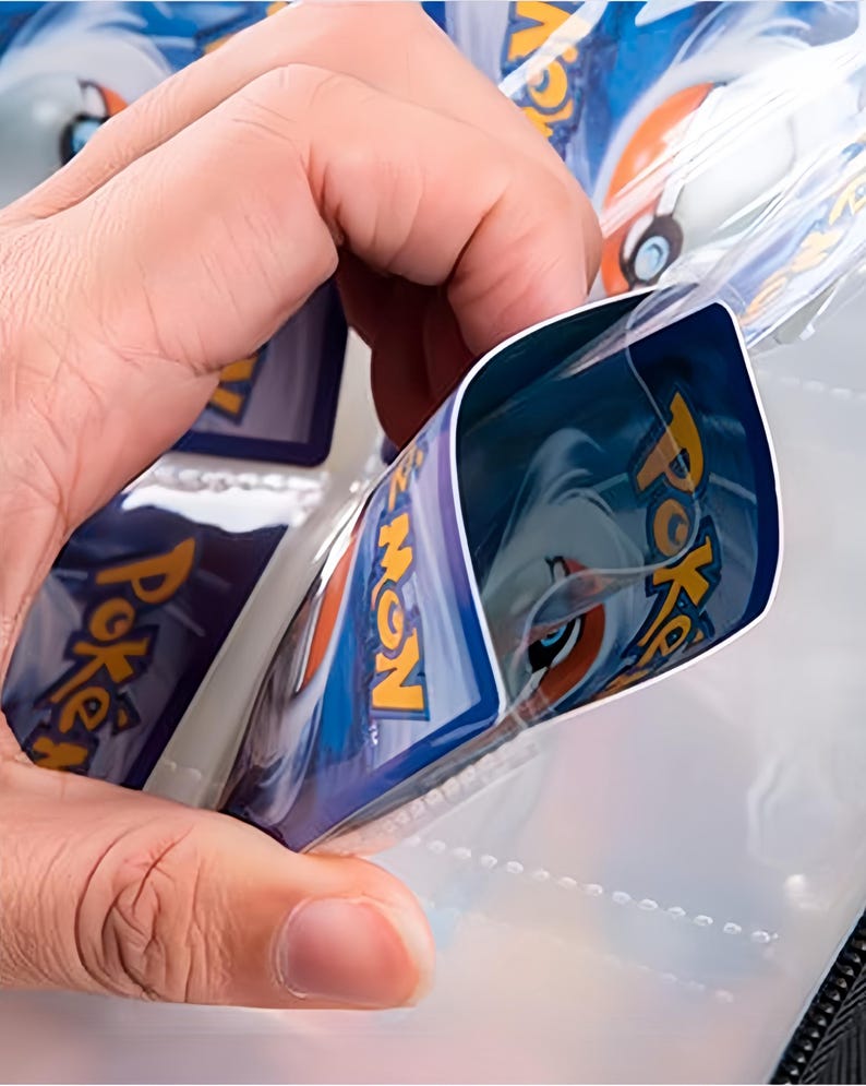 Trading Card Binder Pokemon Style Album, 240 480 Pocket Card Holder ...