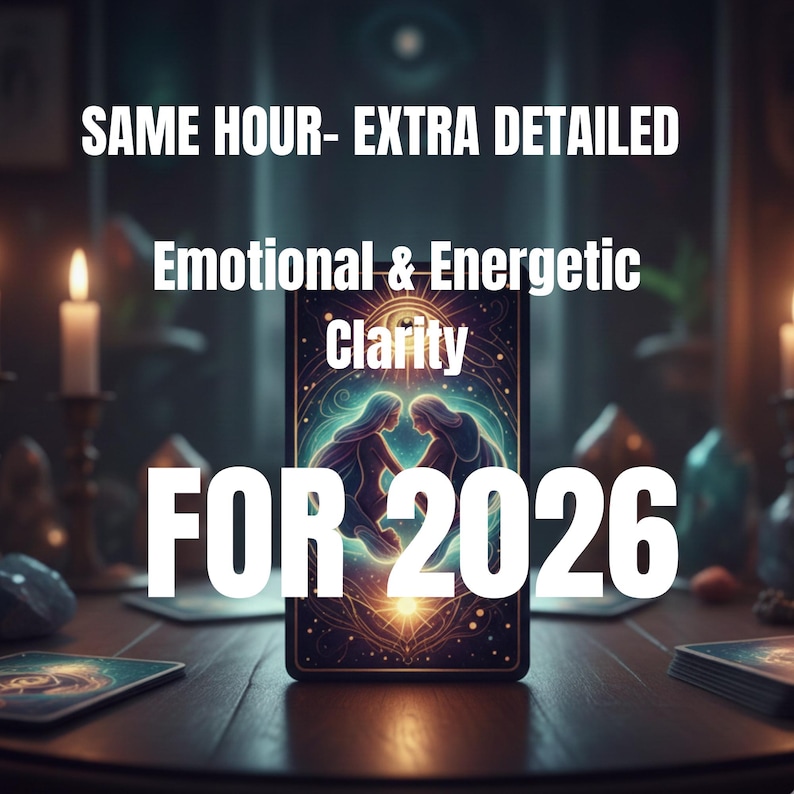 2026 New Year Energy Cleansing & Tarot Reading, Release Old Energy and ...
