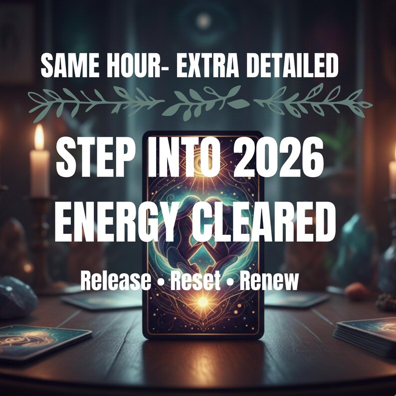 Fresh Start Energy Reading for 2026 | Release Emotional Weight & Align ...