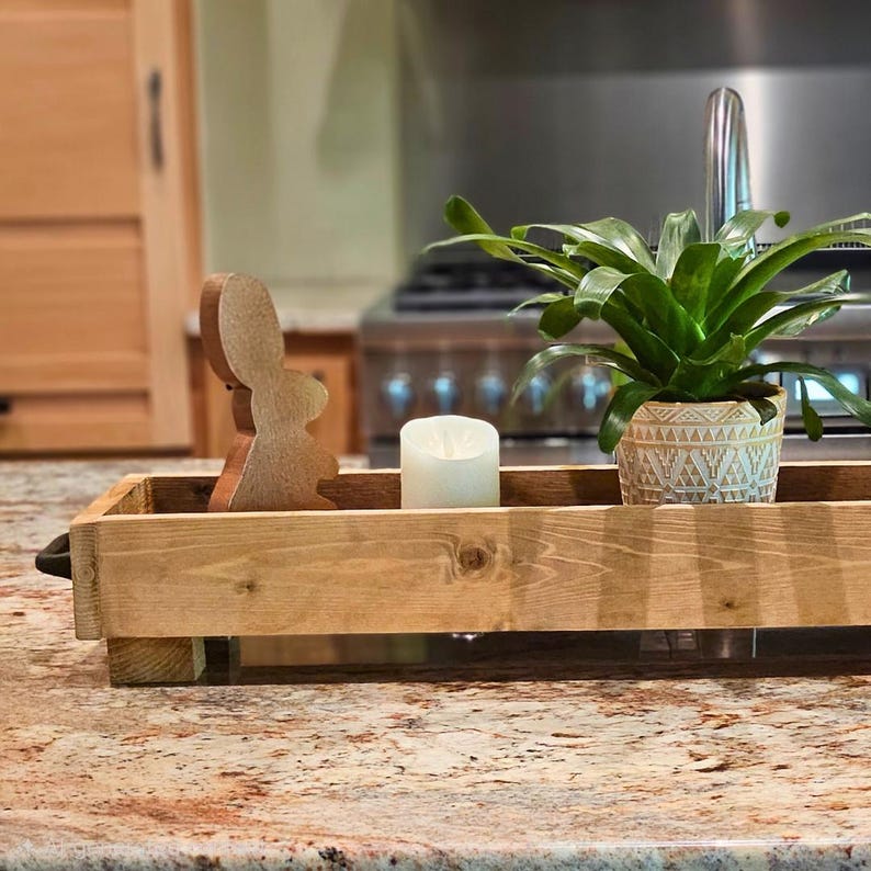 Customizable Handmade Rustic Reclaimed Wood Trough Centerpiece - Etsy