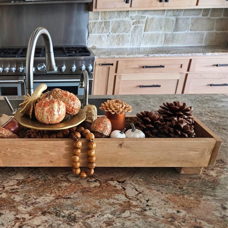 Customizable Handmade Rustic Reclaimed Wood Trough Centerpiece - Etsy