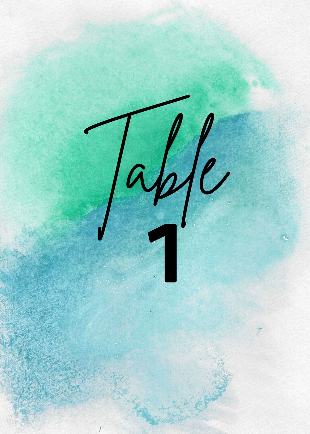 Table Numbers Printable Table Numbers Wedding Table Numbers - Etsy