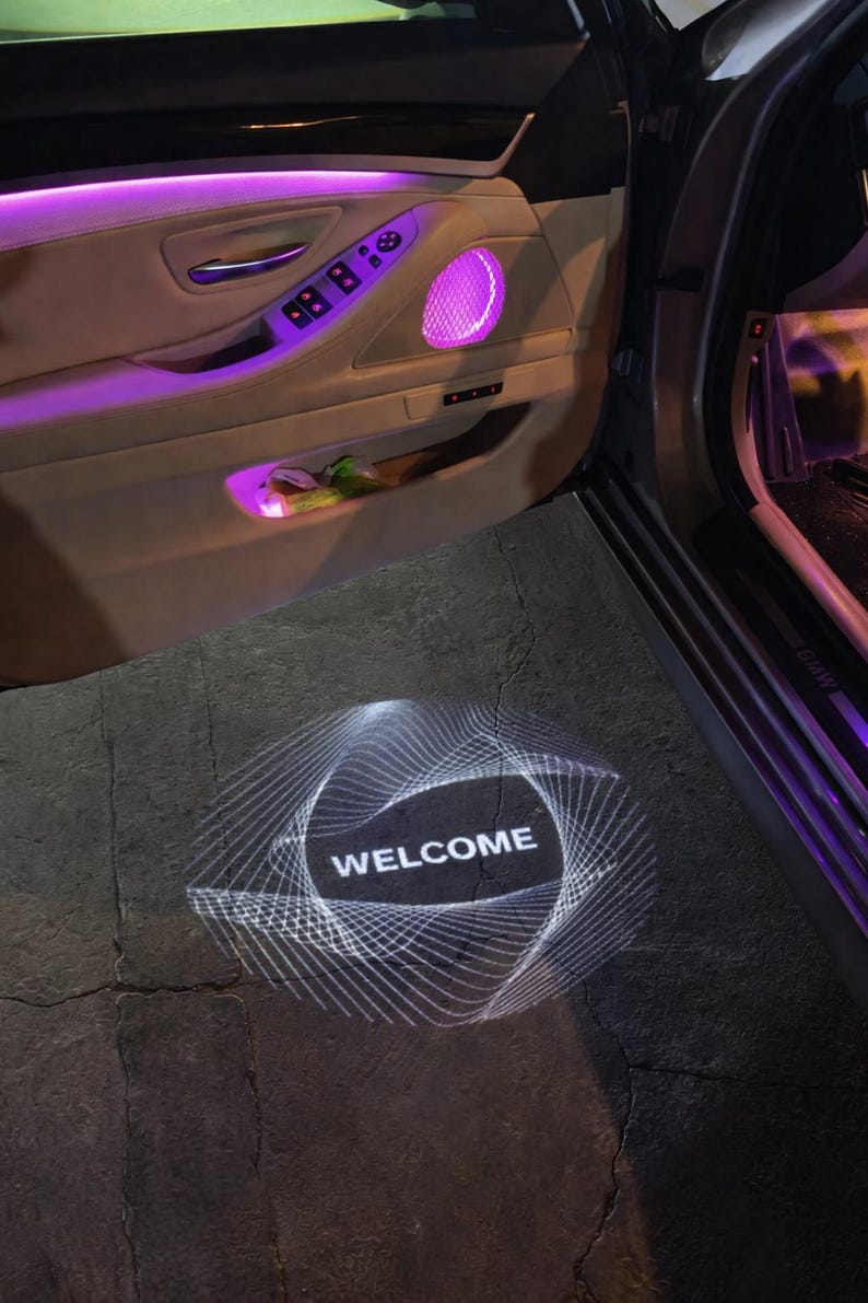 BMW LED Door Welcome Lights (with Logo) | Entry Lights/welcome Lights ...
