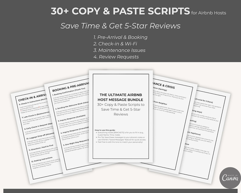30+ Airbnb Message Scripts for Superhosts | Guest Communication ...